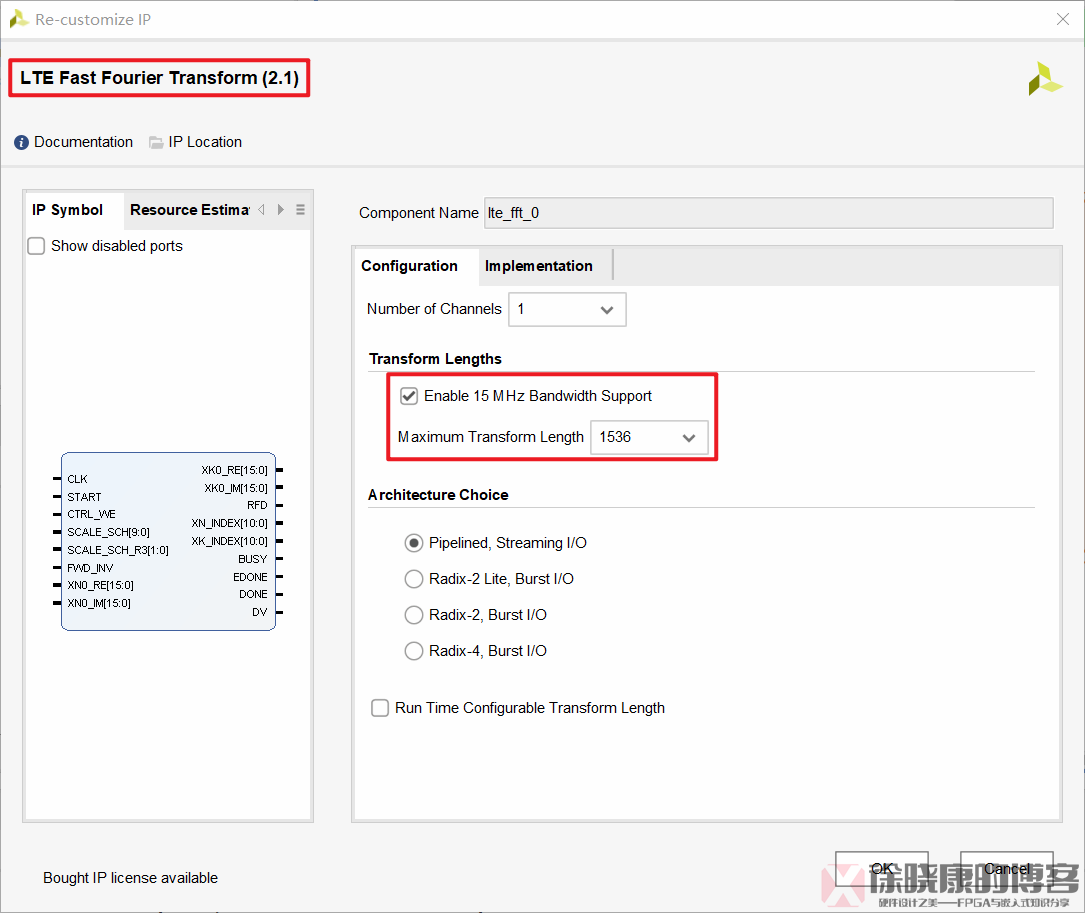 Xilinx IP解析之 Fast Fourier Transform(FFT) v9.1_复数乘法器ip核输出码型-CSDN博客